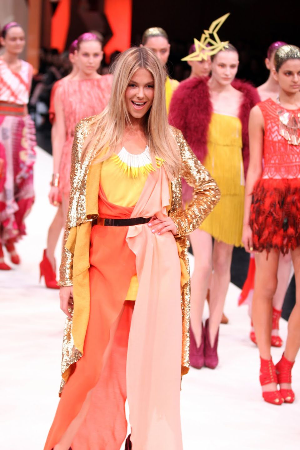 Myer Spring Summer Fashion Launch Jennifer Hawkins