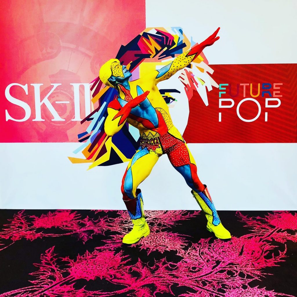 Pop Art - Human Statue Bodyart