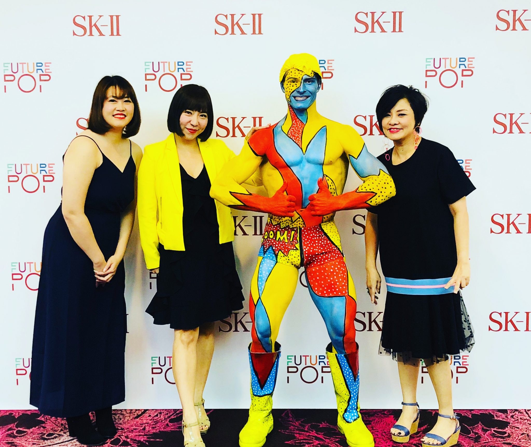 Pop Art - Human Statue Bodyart