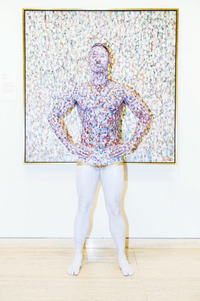 Camouflage Bodypainting - Human Statue Bodyart