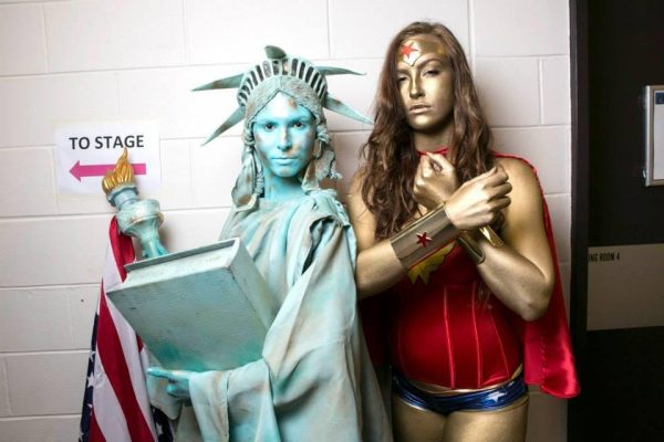 Statue of Liberty - Human Statue Bodyart
